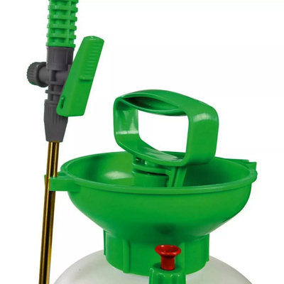 5L GARDEN PRESSURE SPRAYER PORTABLE HAND PUMP CHEMICAL WEED SPRAY BOTTLE