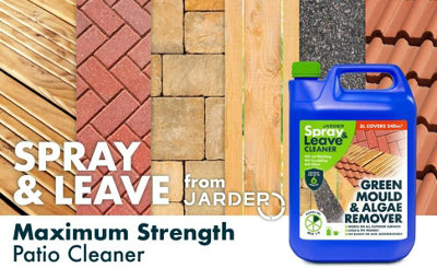 5L Jarder Spray & Leave Patio Cleaner - Green Mould and Algae Remover