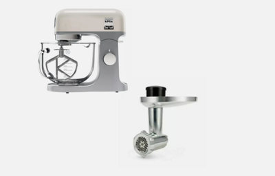 5L kMix Stand Mixer Cream & Food Mincer