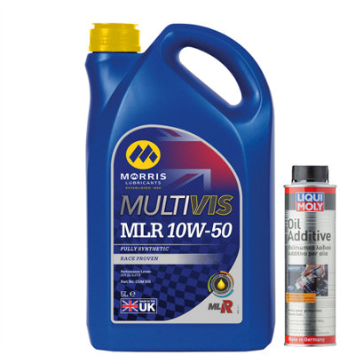 5L MORRIS Multivis MLR 10W50 Fuly Synthetic Racing Engine Oil+ OIL ADDITIVE