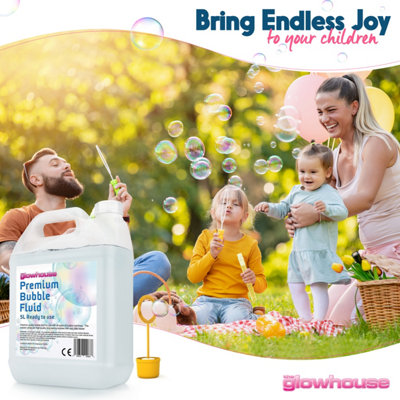 5L Premium Quality Bubble Fluid Kids Bubble Solution Bubble Machine ...