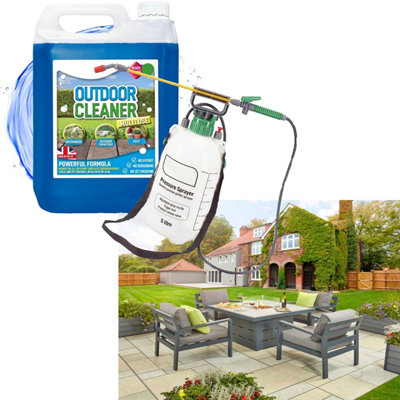 5L Ready To Use Outdoor Cleaner With Pressure Sprayer Refresh Paths ...