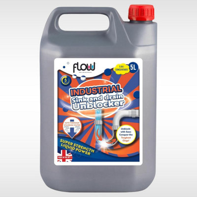 5L Sink And Drain Unblocker Liquid Plug Hole Toilet Cleaner Heavy Duty ...