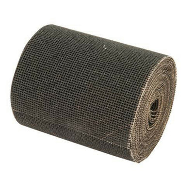5m 100 Grit Sanding Mesh Roll Plasterboard Rough Timber Metal Polishing ...