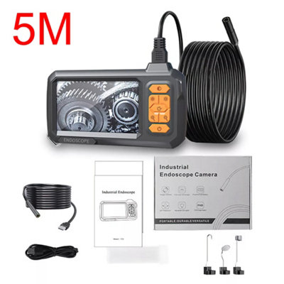 5M 1080P HD 8MM 4.3" Screen Industrial Endoscope Camera Borescope ...