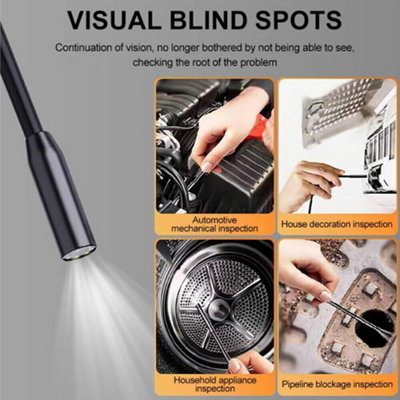 5M 1080P HD 8MM 4.3" Screen Industrial Endoscope Camera Borescope ...