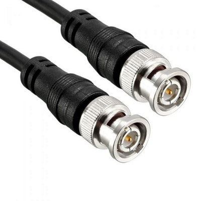 5m BNC Premium CCTV Black Copper Cable & DC Power Video Lead for ...