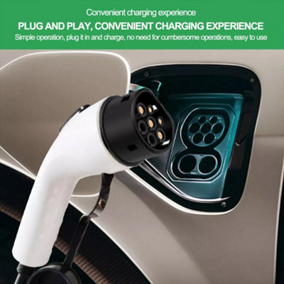 5M EV Charging Cable Type 2 UK Plug 3 Pin Electric Vehicle Car Charger ...