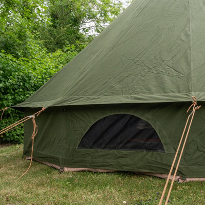 5M Kokoon Deluxe Bell Tent with Chimney fitting, 100% Cotton Canvas ...