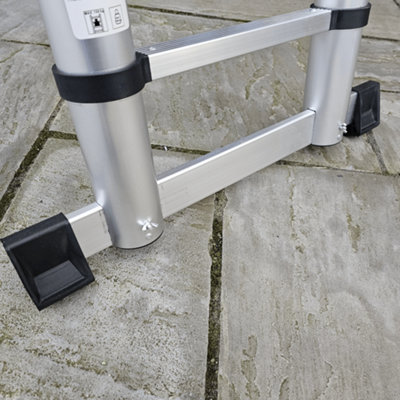 5m Lightweight Aluminium Hinged Telescopic Extendable Multi-Position ...