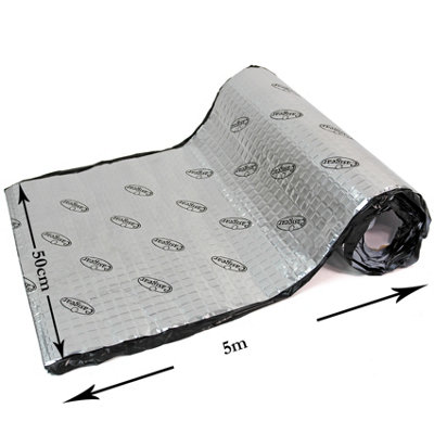 5M Sound Deadening Proofing Mat Roll - Car/Van Vibration Proofing