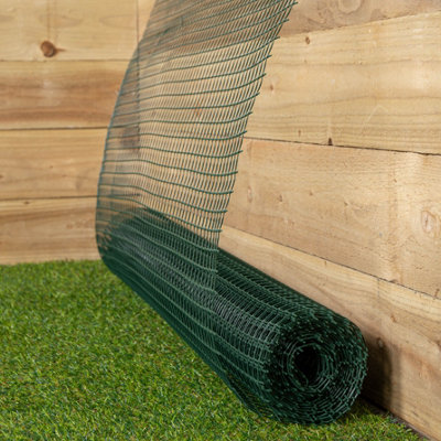 5m x 1m Green Plastic Mesh Garden Border Net Fencing