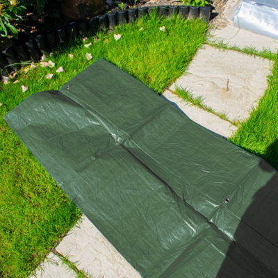5m x 8m Waterproof HARD WEARING tarpaulin/tarp cover up/camping ...