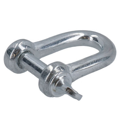 5mm Galvanised Steel Dee D Shackle Chain Link Fastener Rigging Shackles 2pc