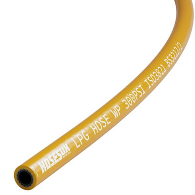 5mm ID Rubber LPG Hose - 1 Metre - Gas Hose Pipe, LPG Propane Pipe for ...
