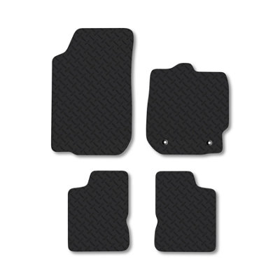 5mm Rubber Car Mats for Dacia Duster 2010-2018 Tailored Fit Backing ...