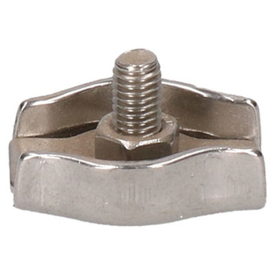 5mm Simplex Wire Rope / Cable Clamp Grips 6 PACK 316 Marine Stainless Steel