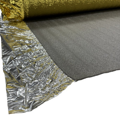 5mm Sonic Gold Underlay for Wood & Laminate Flooring with Self Adheisve ...