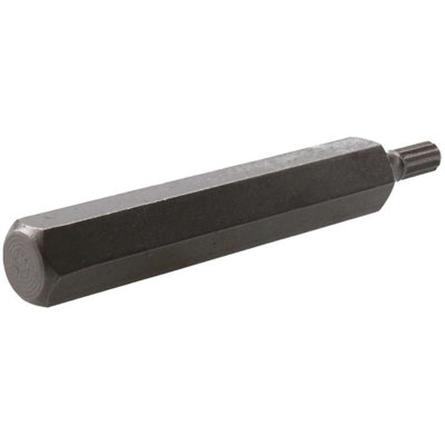 5mm Spline Bit 75mm Length 10mm Shank Chrome Vanadium Hardened Tip ...