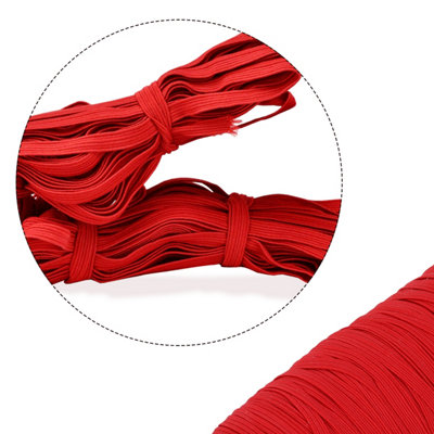 5mm Wide Flat Elastic Band, Adjustable Strech Elastic Cord Flat Tape ...