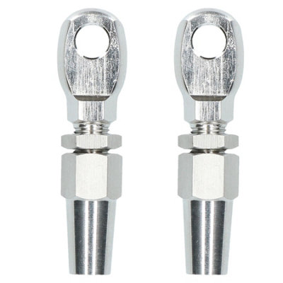 5mm Wire Cable Rope Eye Rigging Terminal Swageless DIY Fitting ...