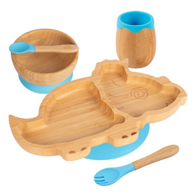 5pc Bamboo Dinosaur Baby Weaning Set