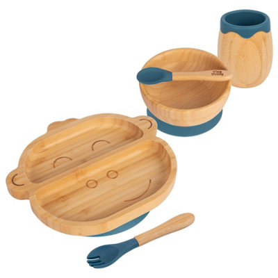 5pc Bamboo Monkey Baby Weaning Set