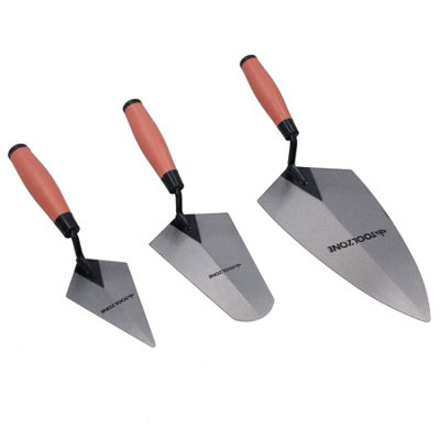 5pc Builders Brick Block Laying Trowel Set Bucket Gauging Pointing ...