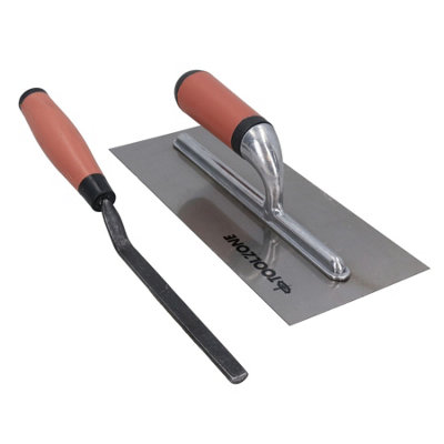 5pc Builders Brick Block Laying Trowel Set Bucket Gauging Pointing ...