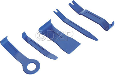5Pc Car Trim And Moulding Removal Tool Set Upholstery Remover Fastener