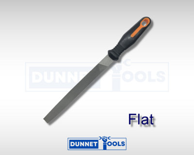 5pc File Set 8" Soft Grip Engineer Metal Half Round Flat Triangular ...