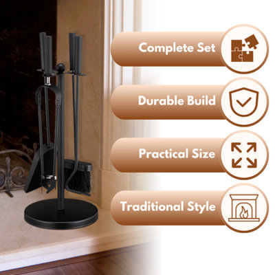 5pc Fireside Cast Iron Companion Set