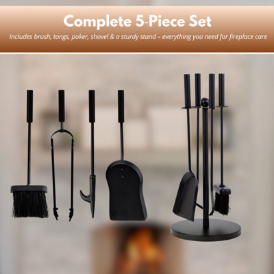 5pc Fireside Cast Iron Companion Set