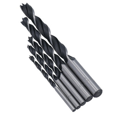 5pc Quality Lip Spur Wood Drill Bits Carpentry Woodwork Precision ...