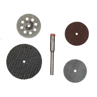 5pc Rotary Cutting & Grinding Disc Tool Set Cutting Deburring Suitable ...