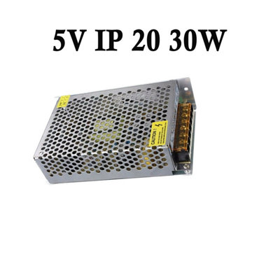 5V 30 Watts IP20 Universal Regulated Switching Power Supply Transformer ...