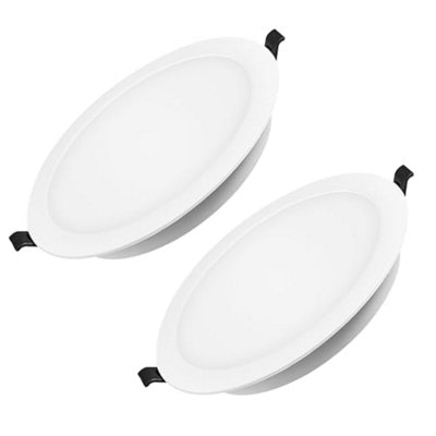 5W LED Recessed Ceiling Downlight Cool White 6000K Pack 2