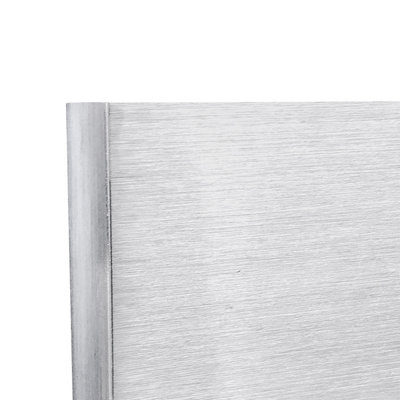 5W LED Up and Down Wall Light, Brushed Aluminium Finish Warm White (Non ...