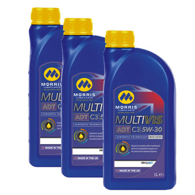 5w30 Fully Synthetic Engine Oil Morris Multivis ADT Mid Saps C3 dexos2 3x1L