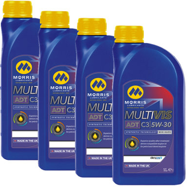 5w30 Fully Synthetic Engine Oil Morris Multivis ADT Mid Saps C3 dexos2 4x1L