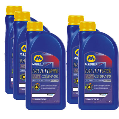 5w30 Fully Synthetic Engine Oil Morris Multivis ADT Mid Saps C3 dexos2 5x1L