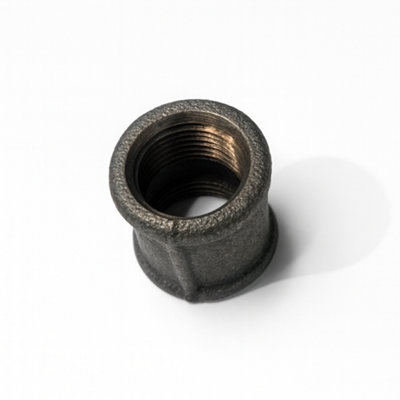5x 1/2 BSP Male Iron Socket Black - Heavy Duty Threaded Pipe Fitting ...