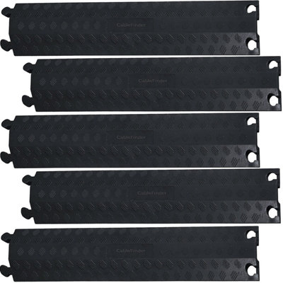 5x 12000KG Drive Over Cable Road Cover Protector Outdoor Event Trunking ...