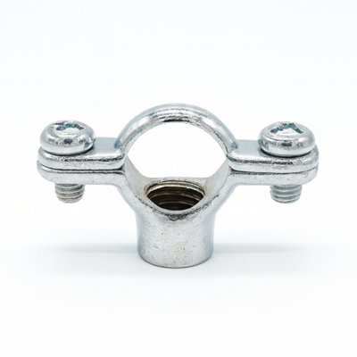 5x 15mm Munsen Ring Single Chrome Female - Secure Pipe Support Bracket ...