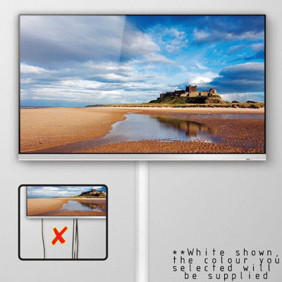 5x 1m (5m) 20mm x 10mm White Coaxial Cable Trunking Conduit Cover AV TV ...