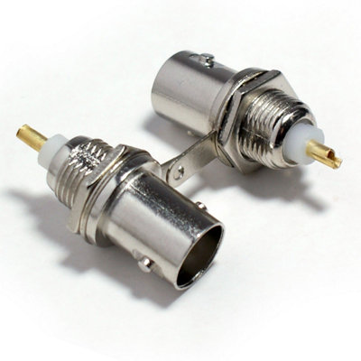 5x BNC Female Socket Solder Connector CCTV Camera Chassis Panel Mount ...