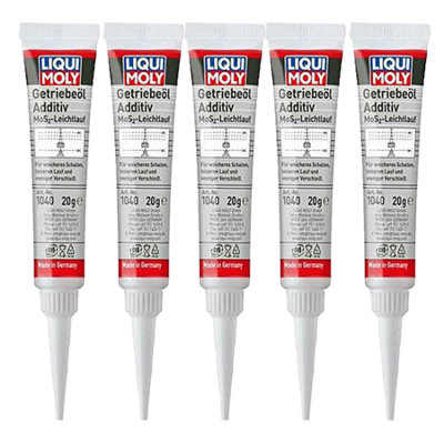 5x Liqui Moly Gear Oil Additive MoS2 20g Smooth Change Manual Gearbox ...