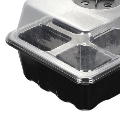 5X Seed Starter Trays Grow Tray Plant Germination Propagator Box Lids ...