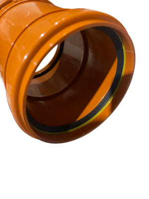 5x Underground Drainage Coupler Double Socket 110mm