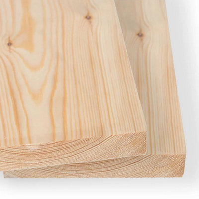 5x1 - 22x125mm Planed Wood Timber 1m x 4 Total 4 Meters